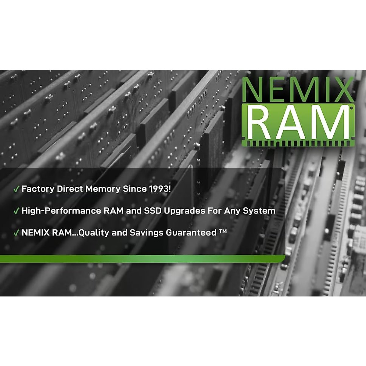 NEMIX RAM 128GB (4X32GB) DDR4 2666MHZ PC4-21300 2Rx4 1.2V CL19 288-PIN ECC RDIMM Registered Server Memory KIT