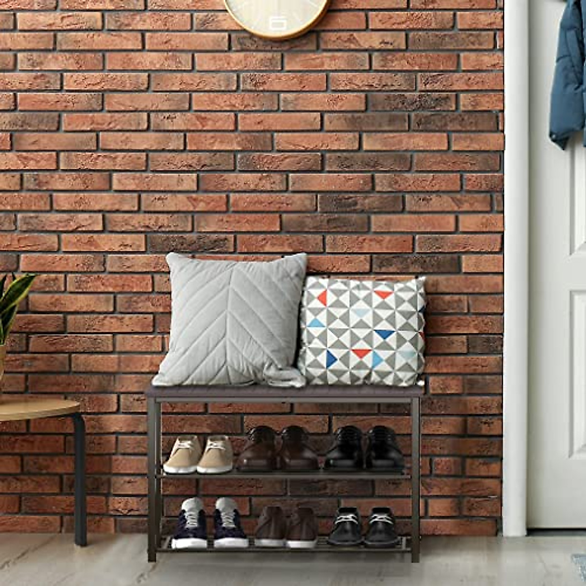 Simple Houseware Shoe Storage Bench for Entryway