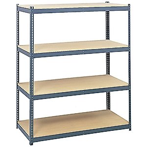 Safco Products 5261 Archival Shelving Shelves for use with Archival Shelving Frame 5260, Sold Separately, (Qty. 4), Tan
