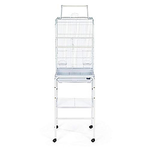 Prevue Pet Products SP445W Bird Cage Stand with Shelf, White