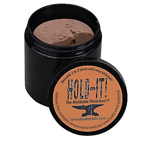 Pepe Tools The Moldable Third Arm Solder Positioning Clay by Renee Ford Metals Beige