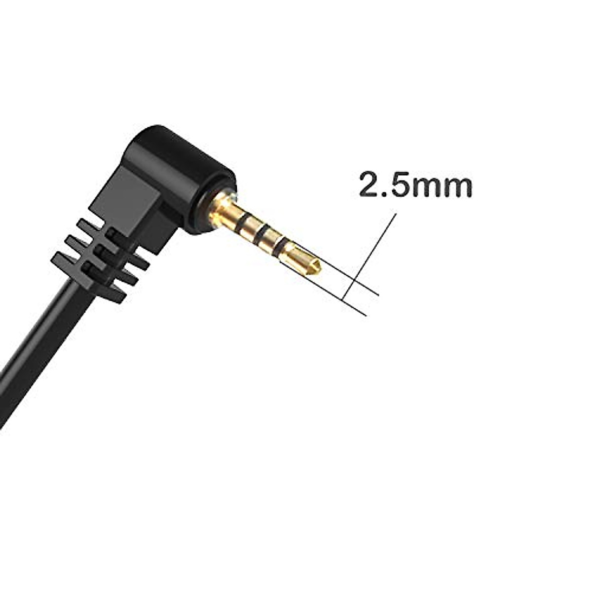 Dash Cam Extension Cable,2.5mm End 6.5 Ft Extension Cord for Dash Camera, Extend Camera Cable for Rear View Reverse,Camera Mirror Camera,Backup Camera Extension Cable(6.5ft)