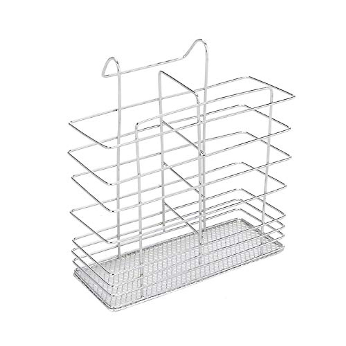 WINZKI Chrome Plated, S-Shaped, Rust-Resistant, 2-Tier Dishrack