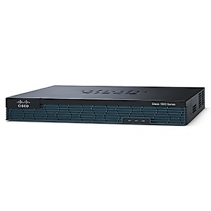 Cisco CISCO1921-SEC/K9 1921 Series 2-Port Integrated Services Router (Renewed)