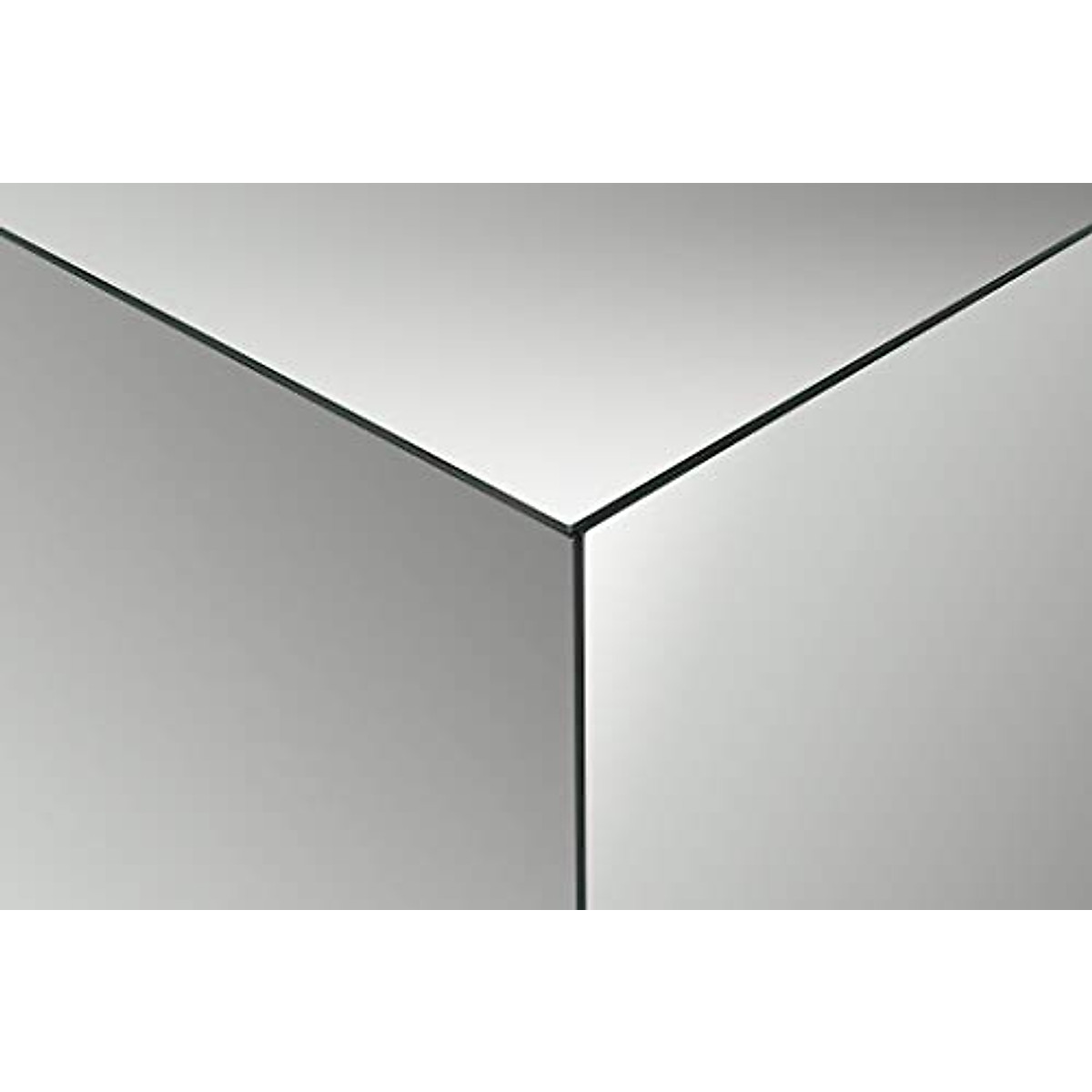 SONOROUS STB-45 All Glass Cube Side Table/Night Stand