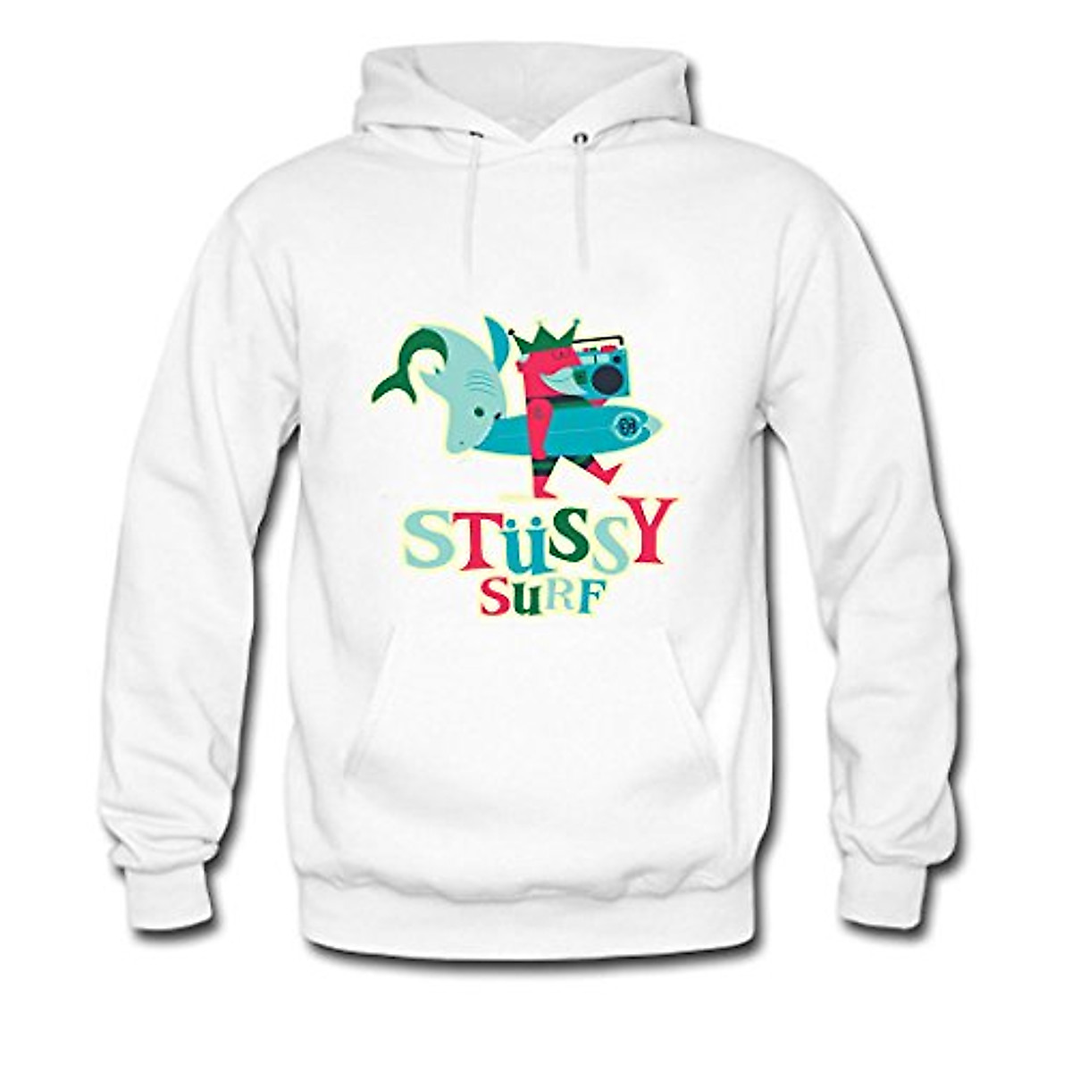 Stussy Logo For womens Printed Sweatshirt Pullover Hoody