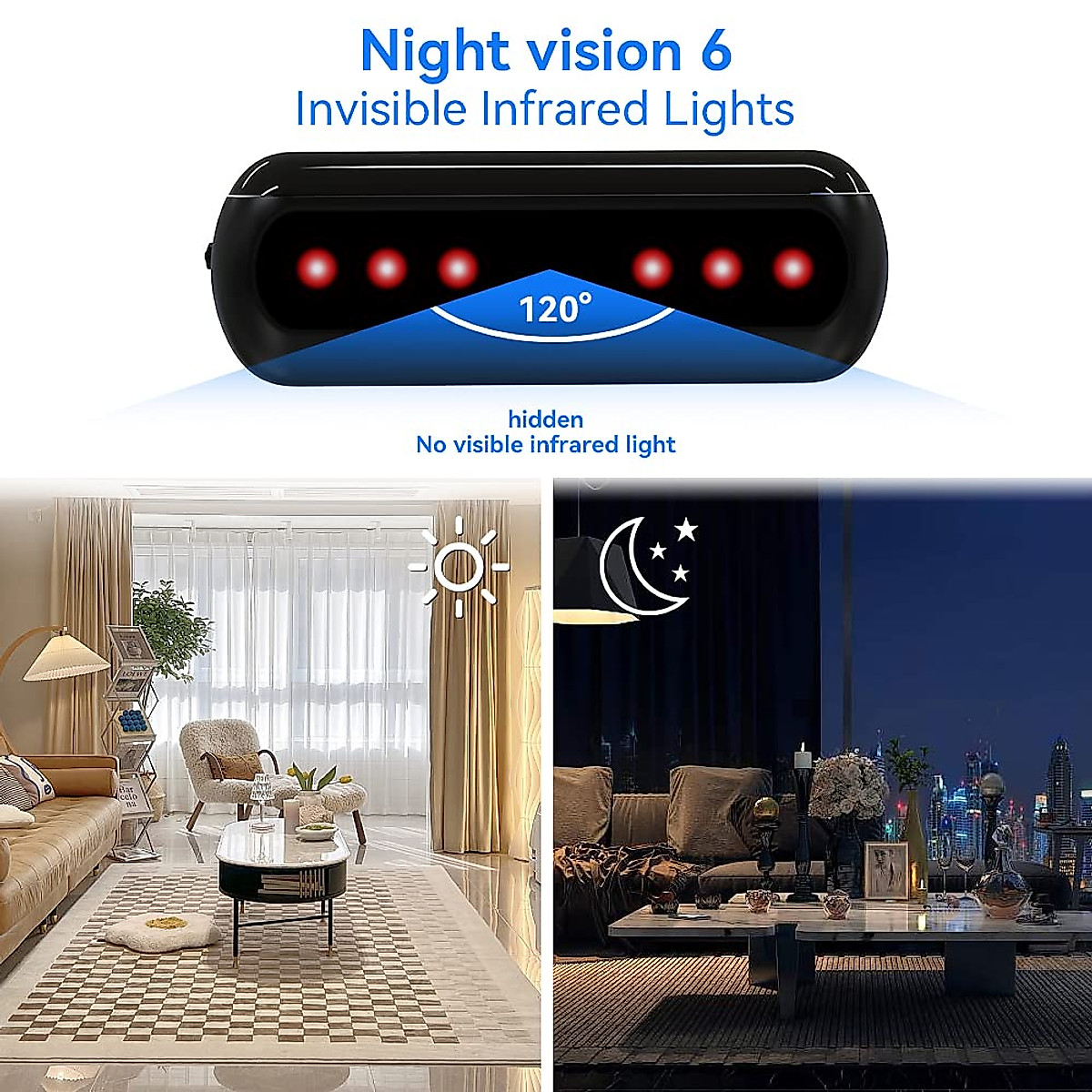 YuanFan Spy Camera Hidden Camera 10000 mAh Full HD 2K Power Bank/Wireless Charger Hidden Spy Camera Motion Activated Spy Nanny Cam with Night Vision Portable Security Cameras No WiFi…