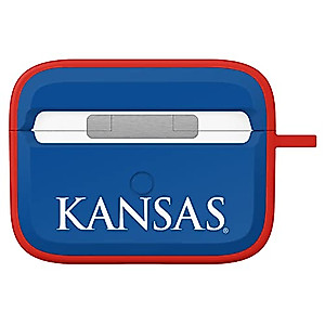 AFFINITY BANDS Kansas Jayhawks HDX Case Cover Compatible with Apple AirPods Pro 1 & 2 (Classic)