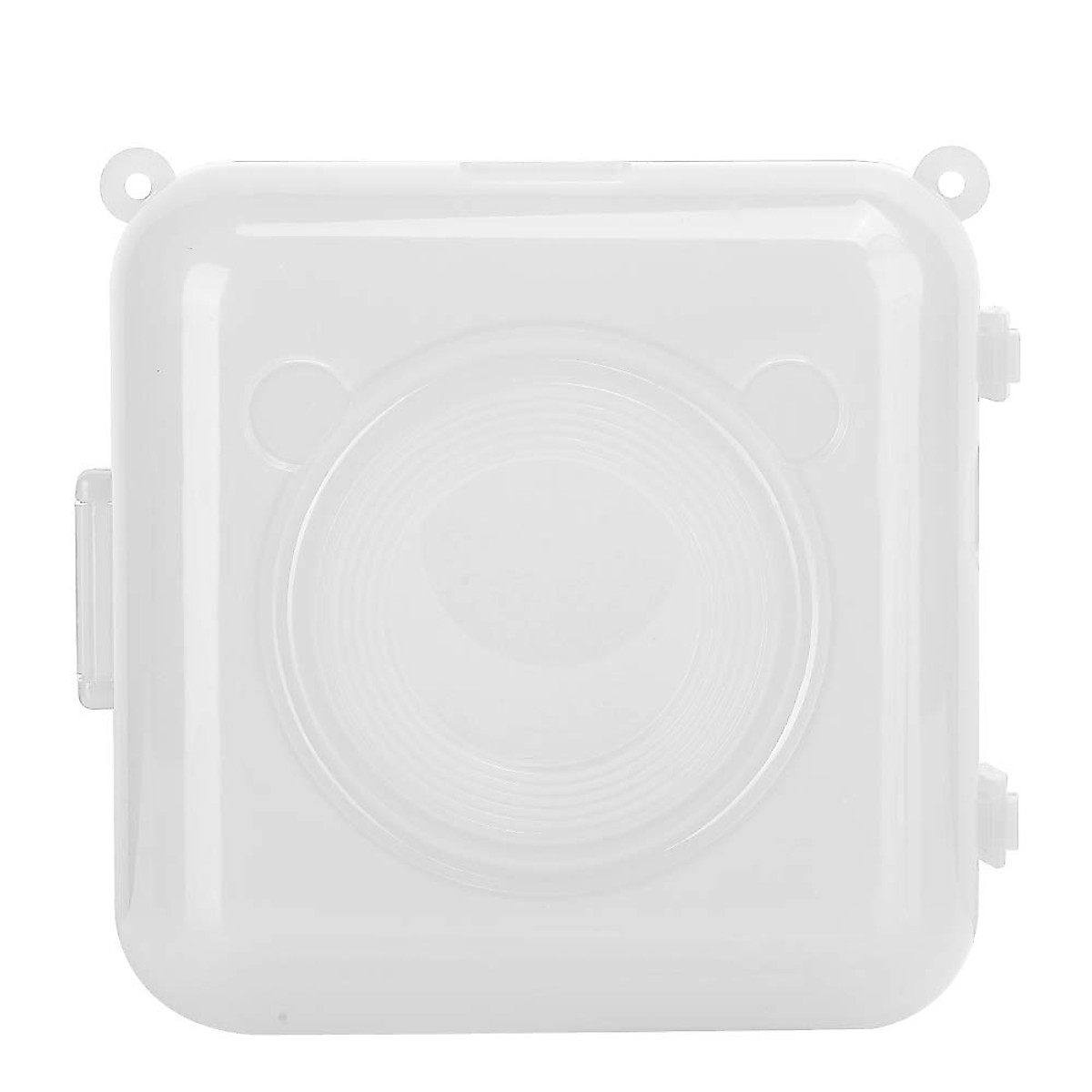 Printer Protective Case, Pocket Printer Protective Shell Pocket Printer Case Printer Accessory Shockproof Travel Protective Case for Peripage Pocket Printer Accessory（Transparent/Pink）