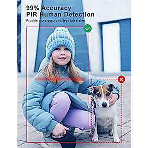 TMEZON 2 Pack Wireless Security Camera Outdoor, 2K Security Camera Wireless Solar Powered, PTZ WiFi Control