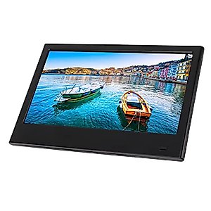 CHICIRIS Gaming Monitor, 1024x600 VGA AV DC USB Portable Monitor 7 Inch for Office (US Plug)