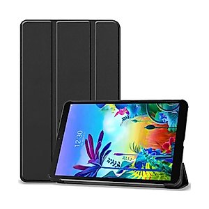 ProCase for LG G Pad 5 10.1 FHD Case, Slim Light Smart Cover Trifold Stand Hard Shell Folio Case for 10.1 inch LG G Pad 5 2019 (Model LM-T600/ LM-T605) -Black