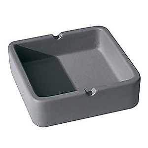 LMMDDP Nordic Creative Square Cement Ashtray, Simple Living Room Office Cafe Hotel Retro Ashtray