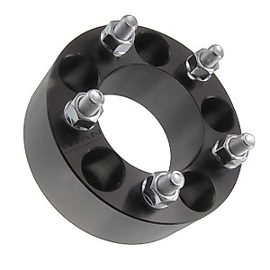 4pc 50mm (2") 5x4.5 to 5x4.5 Black Wheel Spacers fits Ford Mustang Edge Ranger Explorer