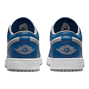 Jordan Nike 1 Low Grade School True Blue/Cement Grey-White 553560-412 6Y