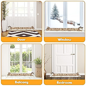 NABOWAN Under Door Draft Stopper 36 inch - Adorable Dog Heavy Duty Under Door Draft Blocker for Door & Window, Animal Draft Stoppers for Bottom of Door