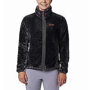 Columbia Women's Fire Side II Sherpa Full Zip, Shark, Large