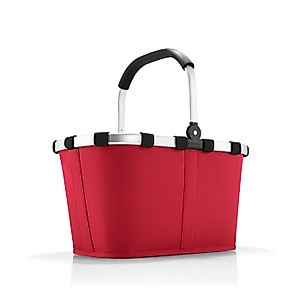 reisenthel carrybag red- Sturdy shopping basket with plenty of storage space and practical inner pocket - Elegant and water-repellent design