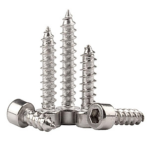 Yudesun Fasteners Tools Nails Screws - Hardware Self Tapping Screws Metric Thread Stainless Steel Hex Socket Cap Screw M4 M5 M6