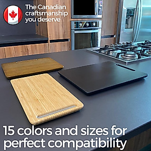 Ibyx Elegant Sliding Tray for Your Coffee Maker & Heavy Kitchen Appliances - Patent Pending - Sturdy, Slides Easily from Under The Cabinet - Rolling Appliance Tray for Countertop with Wheels 12”x16”