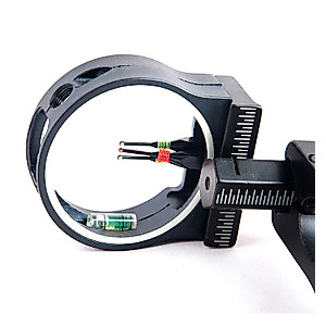 3-Pin .029 Fiber Optics Aluminum CNC Bow Sight Archery Compound Recurve Takedown Traditional