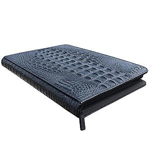 TURKRA Classical 504 Pockets Black Crocodile Pattern Leather Cover Card Binder, Premium 9-Pocket Card Album for collectible trading cards and sports cards