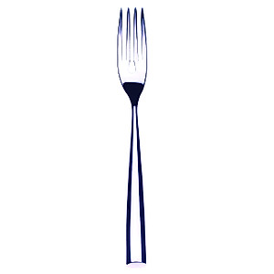 Mepra AZB10501121 Table Fish Fork Arte, Stainless Steel