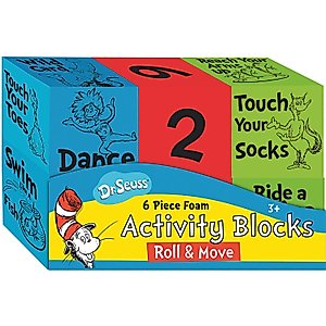 Eureka Dr. Seuss Roll & Move Foam Activity Blocks