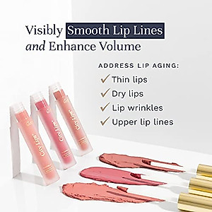 City Beauty City Lips Matte - Plumping Liquid Lipstick - Hydrate & Volumize - All-Day Wear - Hyaluronic Acid & Peptides Visibly Smooth Lip Wrinkles - Cruelty-Free (Blush Rose Matte)