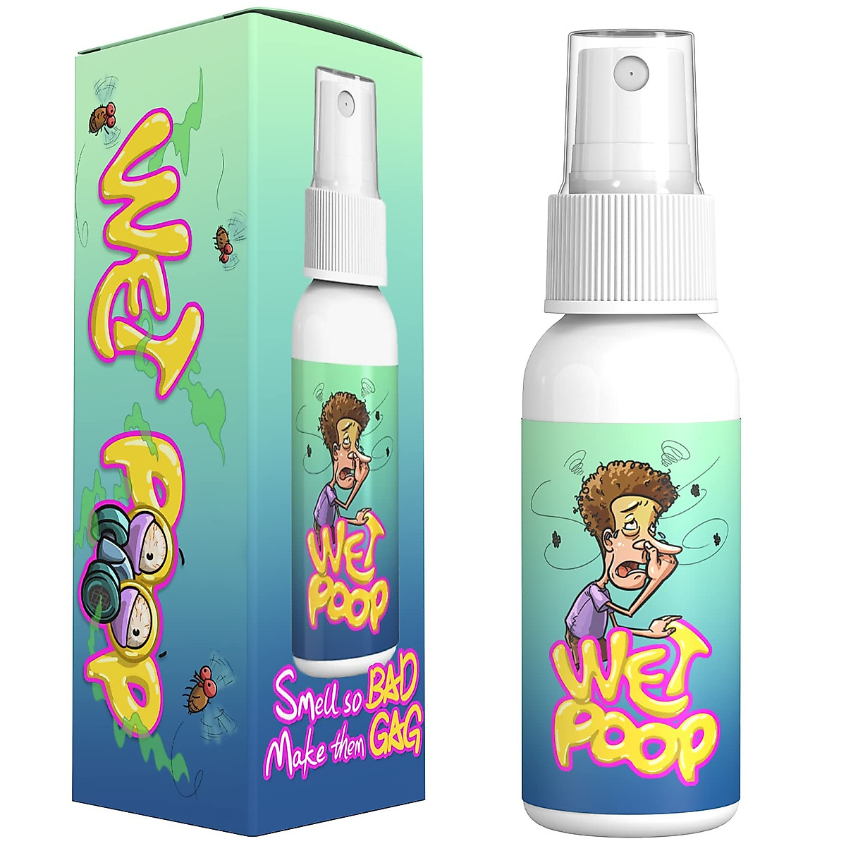 Potent Wet Poop - Highly Concentrated Fart Spray - Extra Strong Stink - Prank Stuff & Joke Toys for Adults or Kids - Non Toxic