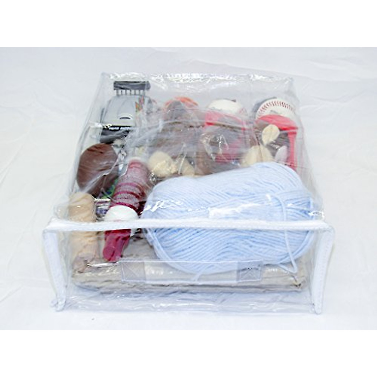 Oreh Homewares Heavy Duty Vinyl Zippered Closet Square Storage Bags (Clear) for Sweaters, Throws, Arts & Crafts, Toys and Much More! (12" x 15" x 5") 3.9 Gallon 20-Pack