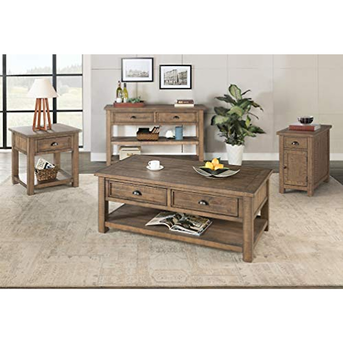 Martin Svensson Home Monterey, Chairside Table, Reclaimed Natural