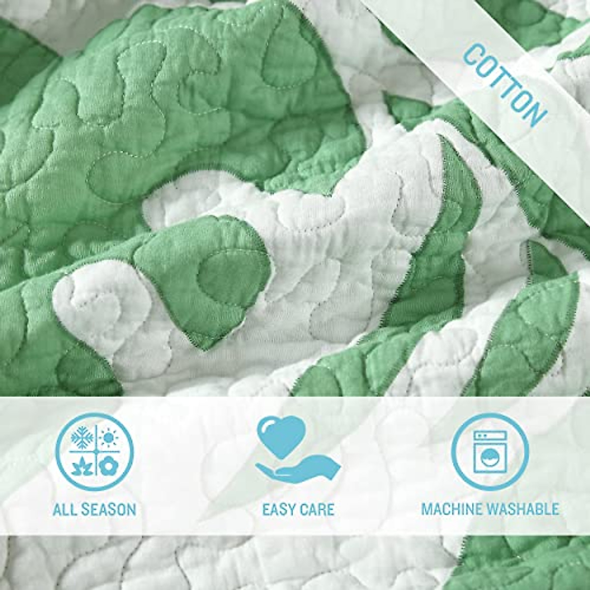 Tommy Bahama - Standard Sham, Cotton Bedding with Envelope Closure, Breathable Home Decor (Molokai Green, 21x27)