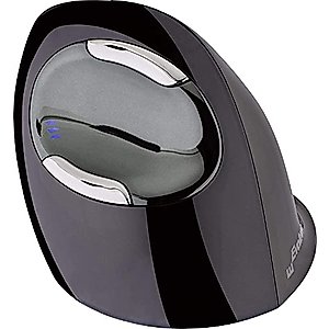 Evoluent VMDMW VerticalMouse D Medium Right Hand Ergonomic Mouse with Wireless USB Receiver. The Original VerticalMouse Brand Since 2002