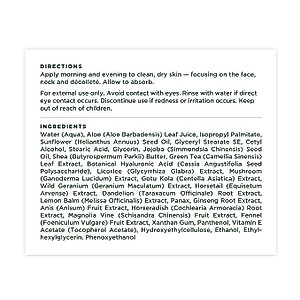 Tree of Life Beauty Hydrating and Moisturizing Face Cream with Botanical Hyaluronic Acid, 4 Fl Oz