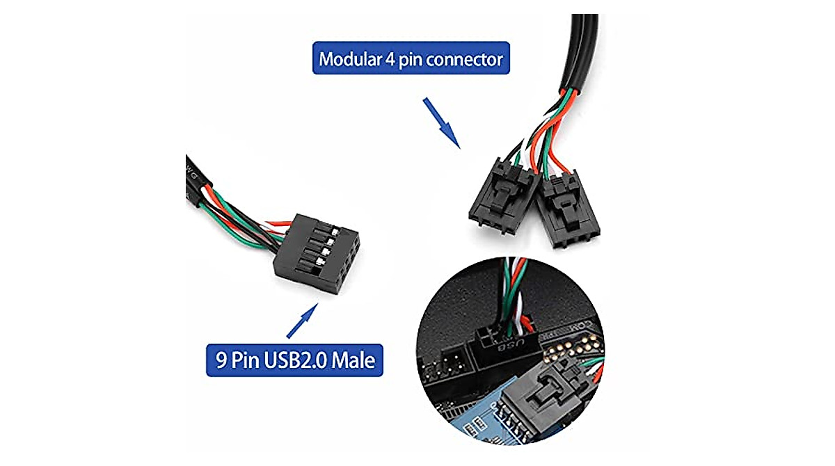 Nest Warehouse USB Header Splitter - Expand Internal USB Ports