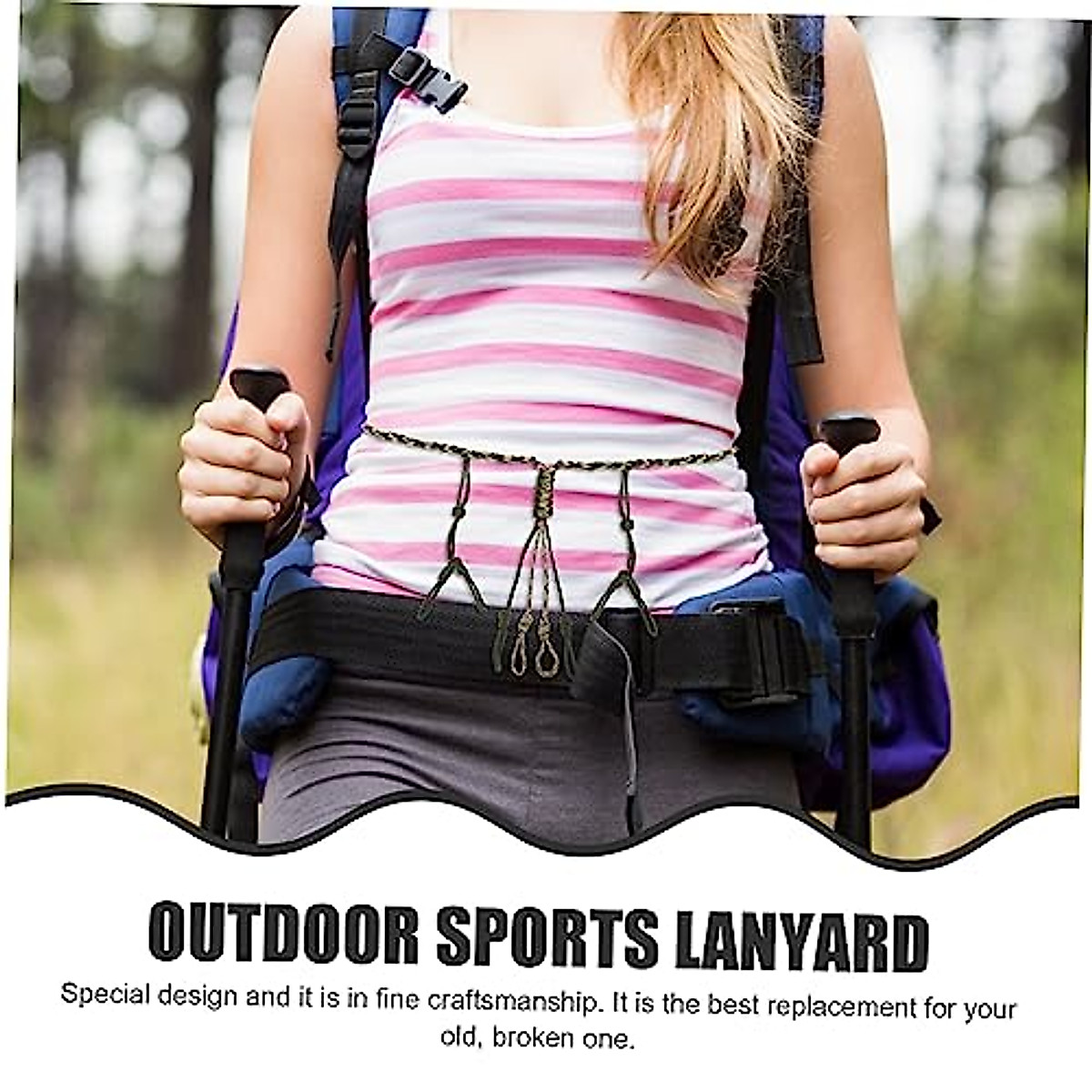 Abaodam 5pcs Collar Cellphone case Holder Whistles Wrist Braided Strap Whistle Hanging Rope Cell Phone Stand Holder Phone Holder Stand Wrist Key Holder Hanging Rope for Hiking Pala