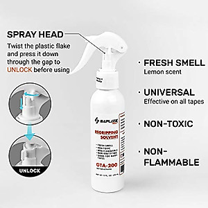 SAPLIZE Golf Regripping Kits with 15 Paper Tapes, 5oz Solvent, Vise Clamp and Hook Blade