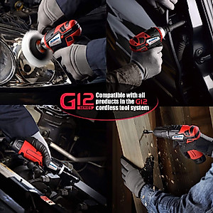 ACDelco G12 Series 12V Cordless 3" Mini Polisher Tool Set with 2 Li-ion Batteries, Charger, and Accessory Kit, ARS1212 (Polisher+Drill Driver)