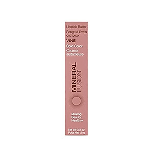 Mineral Fusion Lipstick Butter, Vine, 0.06 Ounce Packaging May Vary