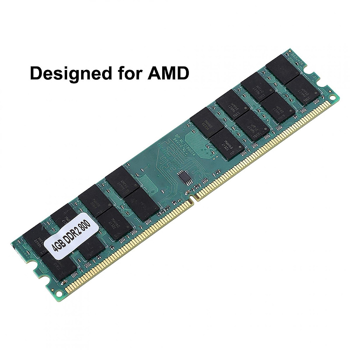 Ciglow DDR2 RAM Module, 4GB 800MHz 240 Pin DDR2 Memory Module Fast Data Transmission RAM DDR2 Module Desktop Memory RAM Module for AMD System.