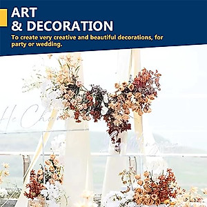 PerkHomy White Kraft Paper Roll 17.5" x 960" (80') for Gift Wrapping Bouquet Flower Kids Art Painting Craft Writing Packaging Shipping 80GSM 55LB (White, 17.5" x 80')