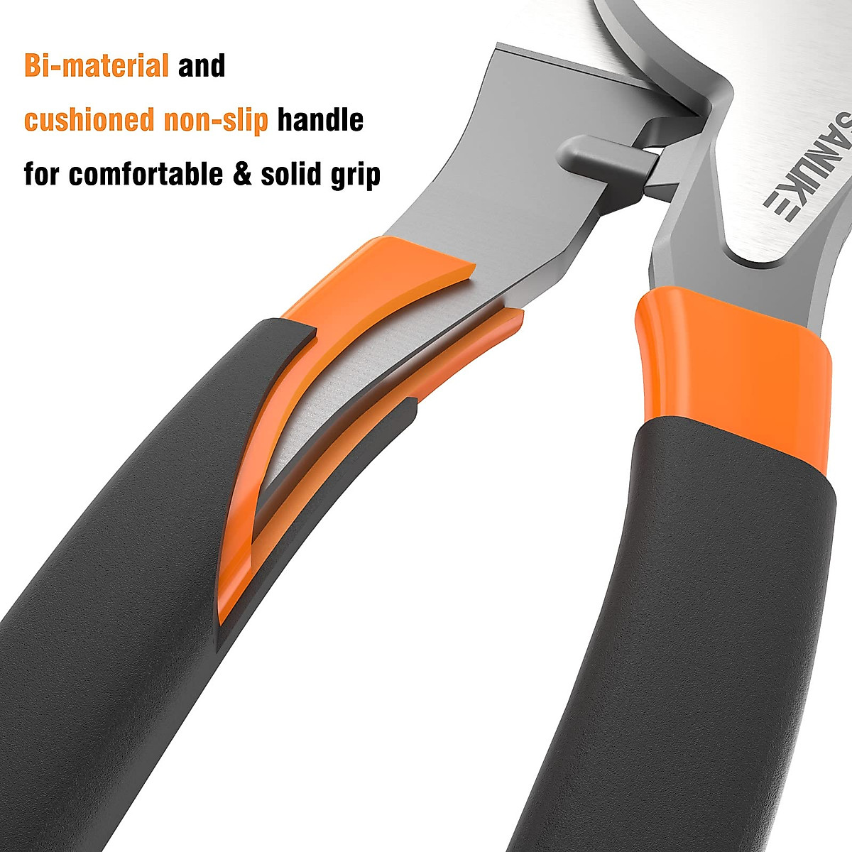 Cable Cutters, Sanuke High Leverage Cable Cutter Heavy Duty Industrial Strength Electrical Wire Cutters for Cutting Aluminum Copper Communication Cables