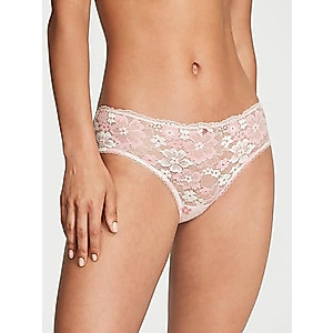 Victoria's Secret Lace Hiphugger Underwear, Panties for Women, Body By Victoria, Pink (XL)