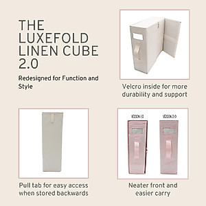 Larkspur & Poppy Sheet Organizers and Storage - Magic Fold Design for Efficient Linen Closet Organizers and Storage - Ideal Bed Sheet Organizer (Sage Green 2.0)