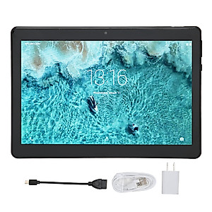 Aqur2020 Tablet, Phone Tablet 10.1 Screen WiFi 100‑240V for Home (US Plug)