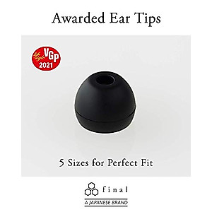 Final E5000 High Resolution Sound Isolating In-Ear Headphones Earphones