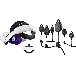 KIWI design VR Cable Management with Comfort Head Strap