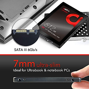 Addlink Internal SSD 1TB N10 2.5" 3D NAND SSD up to 550MB/s SATA III 6Gb/s Read 550MB/s Write 500MB/s 2.5inch Internal Solid State Drive