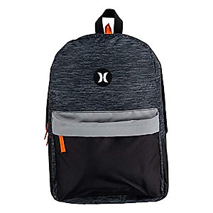 Hurley Unisex-Adults One and Only Backpack, Black Heather, Large